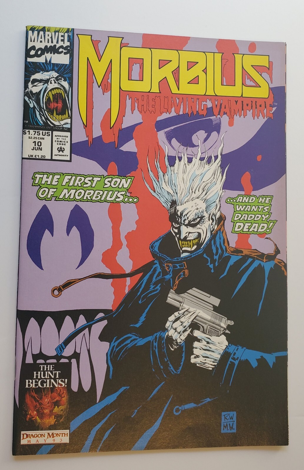 Morbius The Living Vampire The First Son of Morbius #10. 1993 NM | eBay