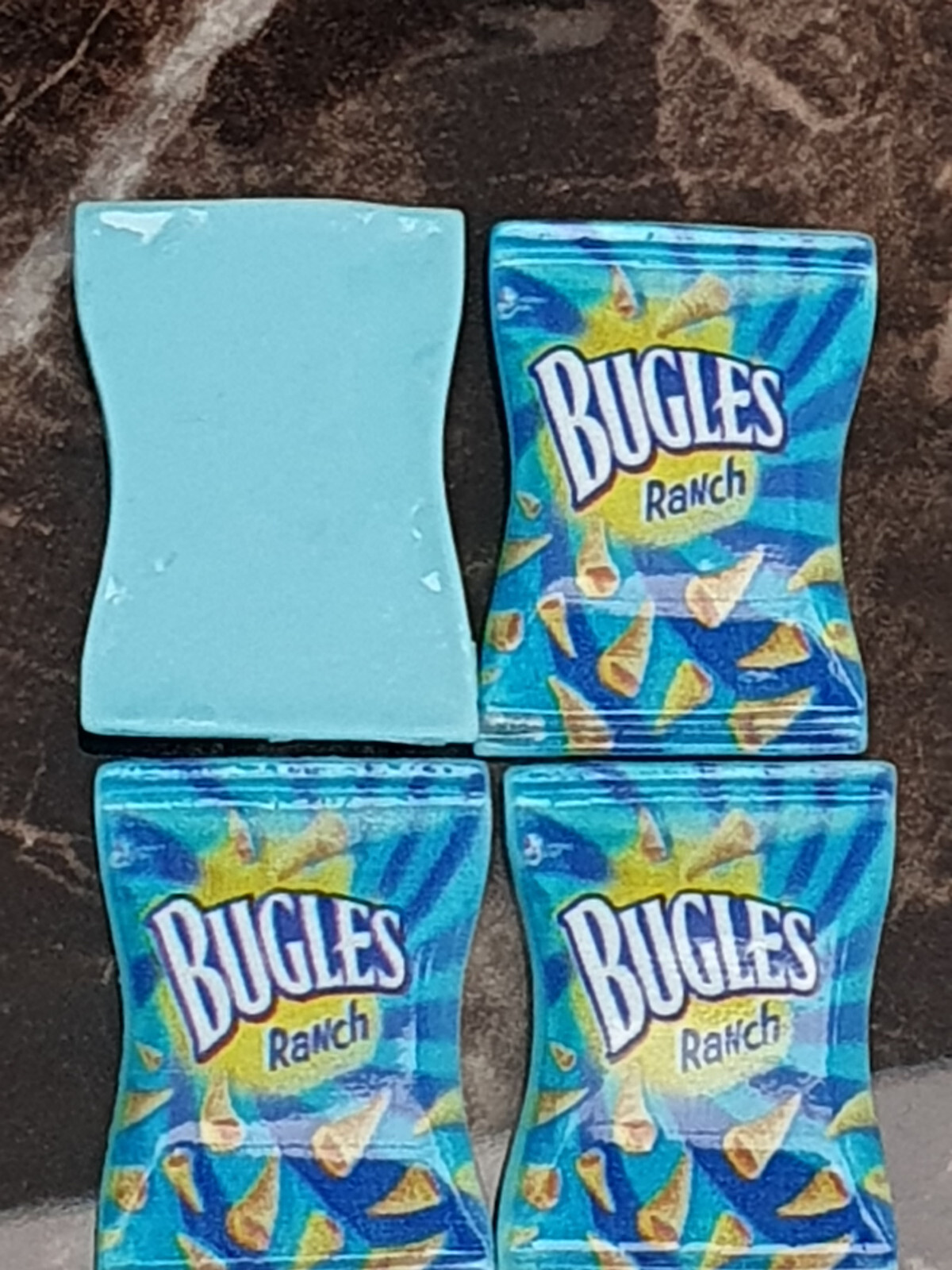 5x Miniature Plastic Food Crisps Bugles, Cheetos, Lays Dolls House DIY ...