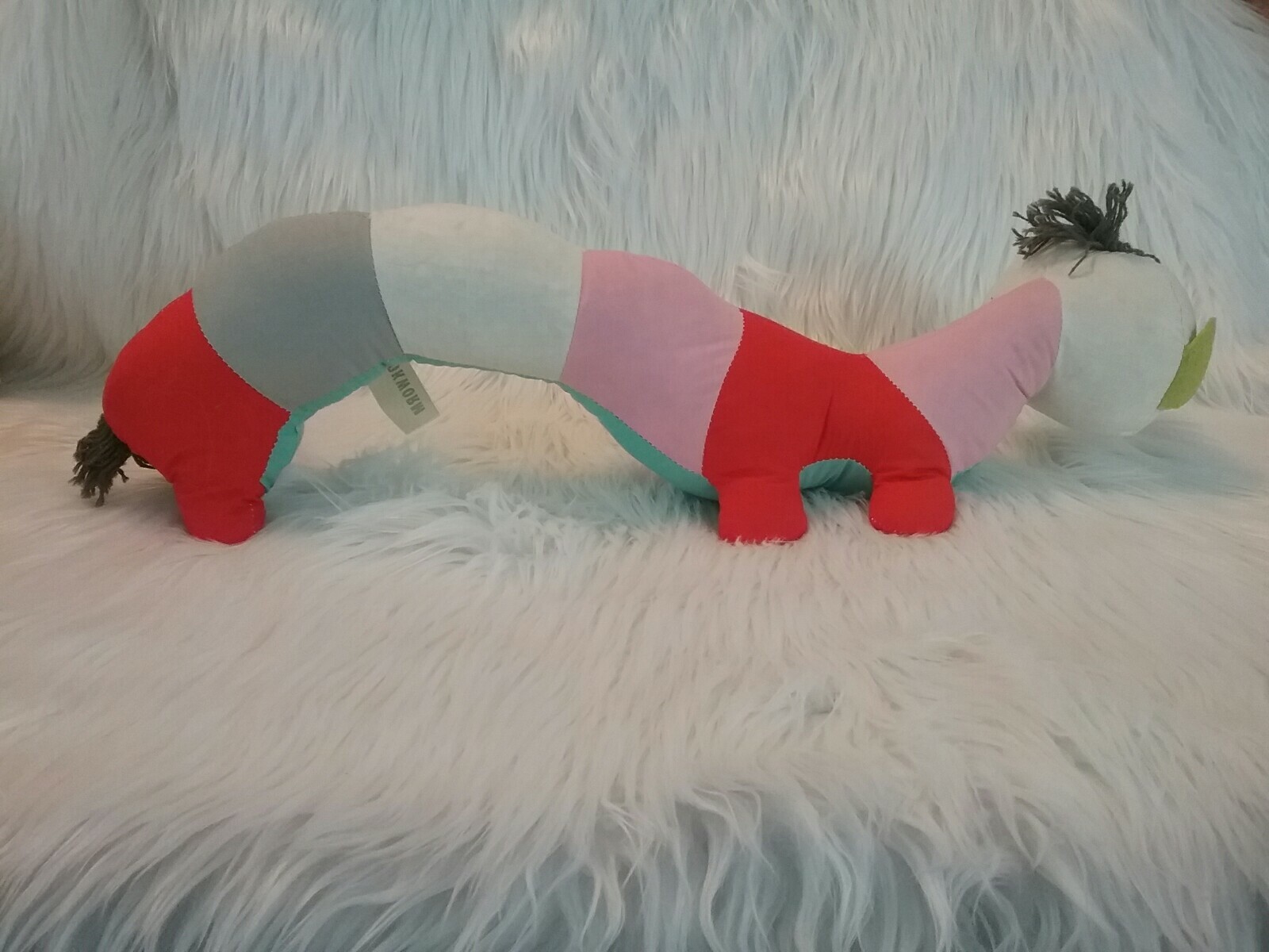 Handmade Bookworm Plush Stuffed Animal By The Bookworm 20" | eBay