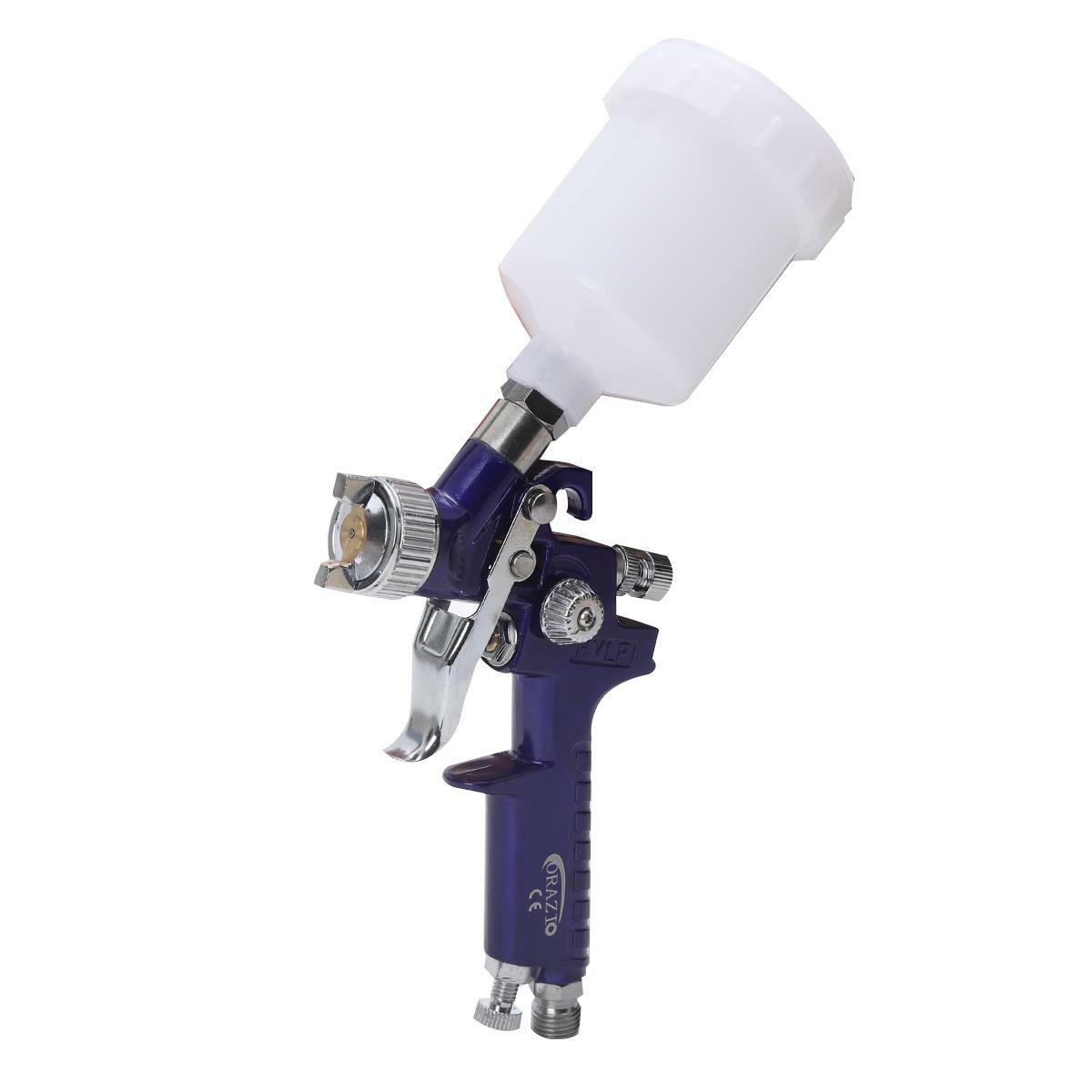 Mini Paint Spray Gun H.V.L.P 125CC Cup Gravity 0.5mm Nozzle 22145605 ...