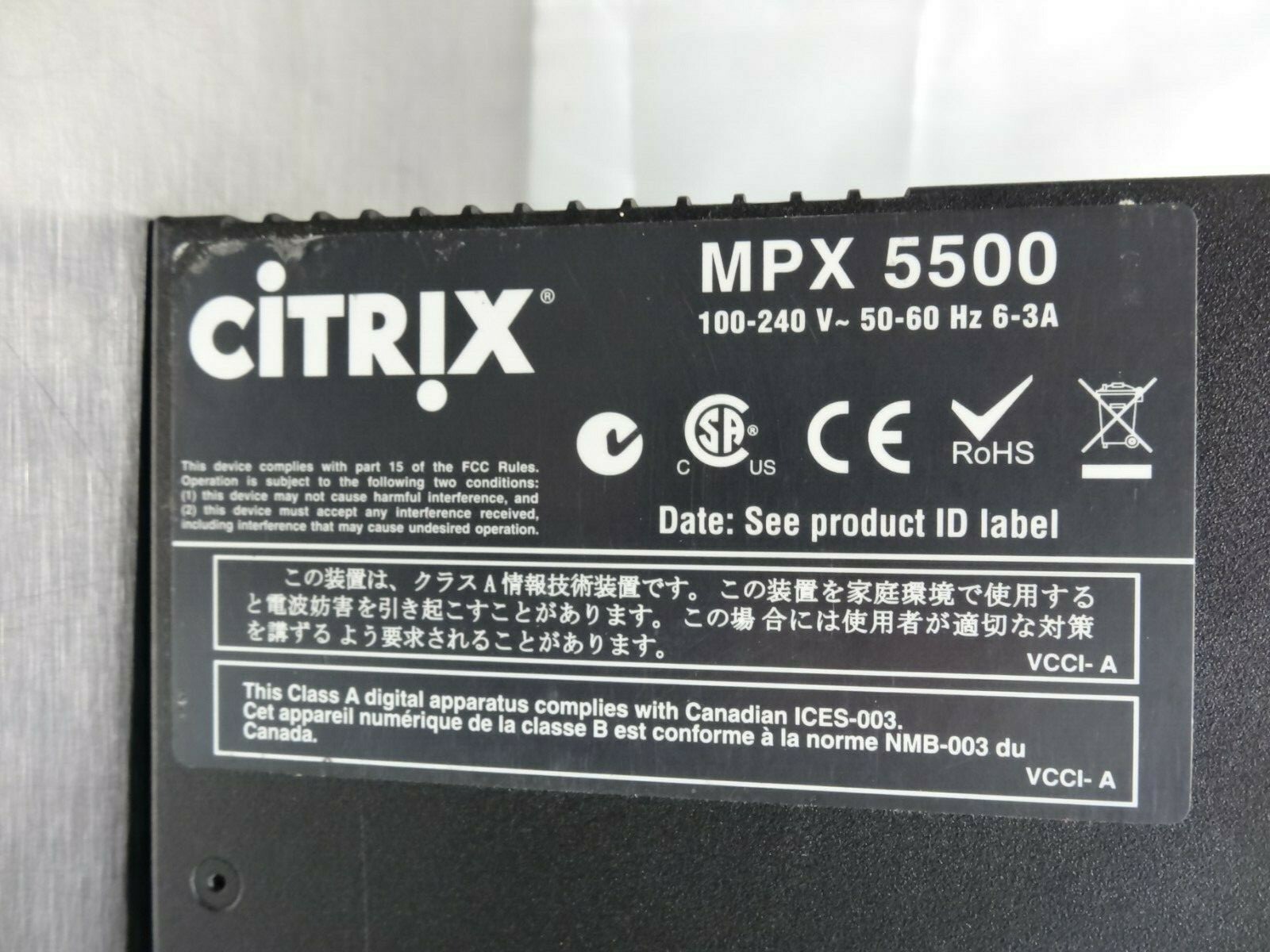 CITRIX NETSCALER MPX 5500 4 Port Load Balancer | eBay