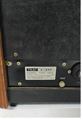 TEAC A 1250 Reel to Reel Deck – Automatic Reverse Stereo Recorder ...