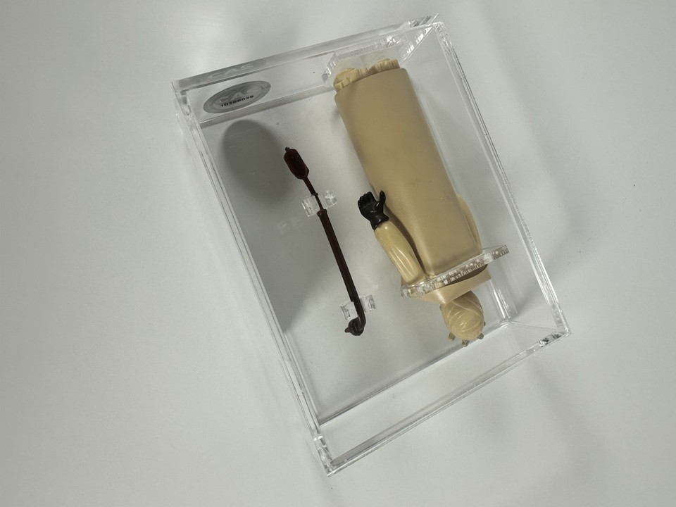 1977 Vintage Star Wars HOLLOW CHEEK TUBES Tusken Raider Graded CAS 75 ...