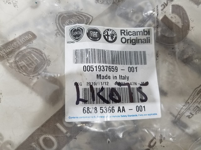 GENUINE FIAT 500X 2014-2021 REAR LEFT SIDE BUMPER MOUNT BRACKET ...