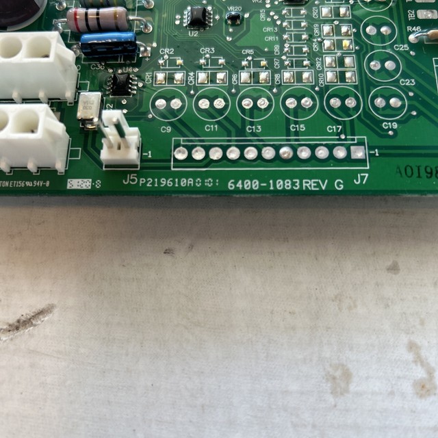 Trane American Standard 6400-1083 Rev G Control Circuit Board Mod02554 ...