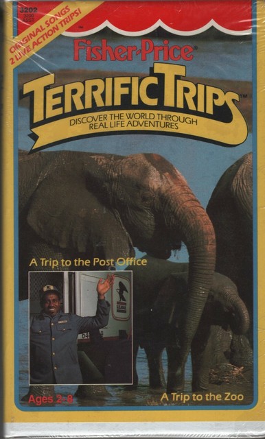 Fisher Terrific Trips a Trip to The Zoo & Post Office Vintage VHS 1987 ...