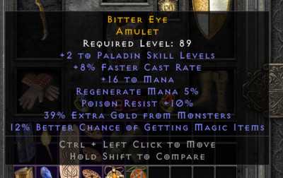 Diablo 2 Resurrected D2R - 2-paladin/8%fcr/gold/MF amulet -SC-PC- NL | eBay