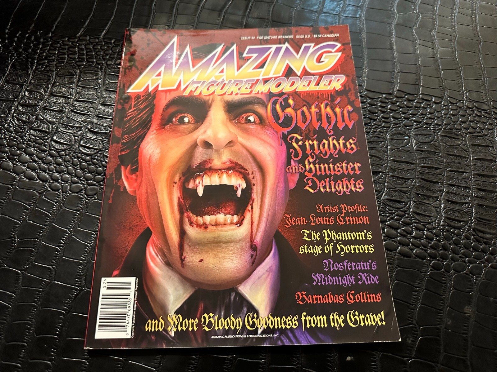 #52 AMAZING FIGURE MODELER model magazine DRACULA - GOTHIC FRIGHTS | eBay