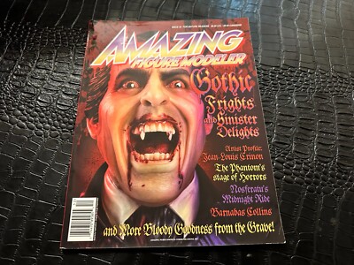 #52 AMAZING FIGURE MODELER model magazine DRACULA - GOTHIC FRIGHTS | eBay