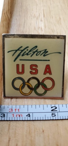 Hilton Hotels USA pin Rings Olympics vintage 36 USC 380 | eBay