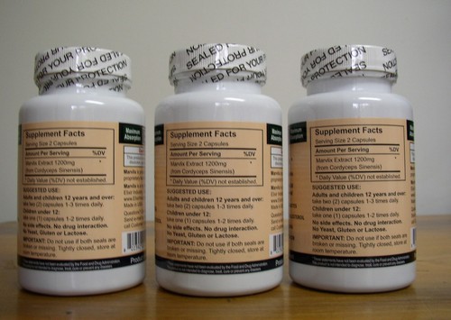 3 Marvlix Cordyceps Sinensis Mushroom, Your Savings is $13.63 ...