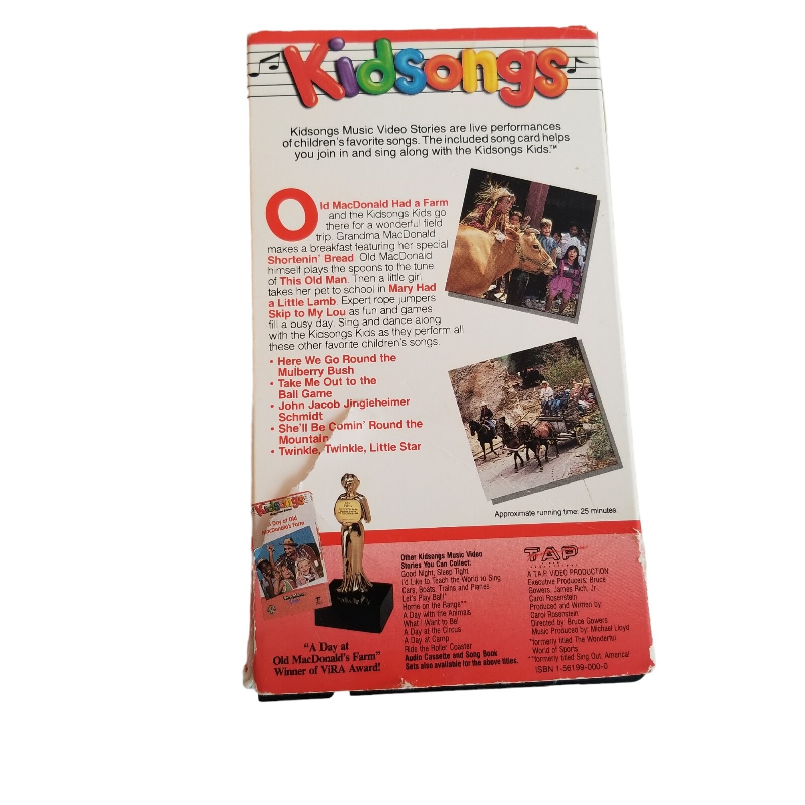 Kidsongs VHS A Day at Old MacDonald's Farm Viewmaster Video Sing Along ...