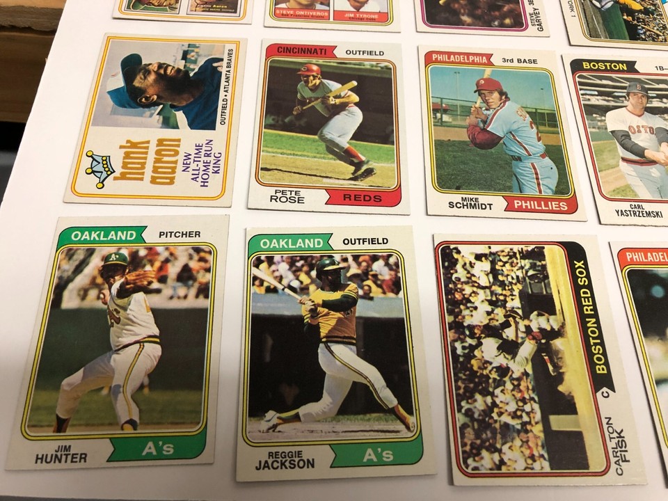 1974 TOPPS Baseball Complete Set (1-660 + Team Checklist + Traded) EX ...