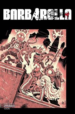 BARBARELLA #5 FOC BONUS TMNT HOMAGE HAESER RED TINT | eBay