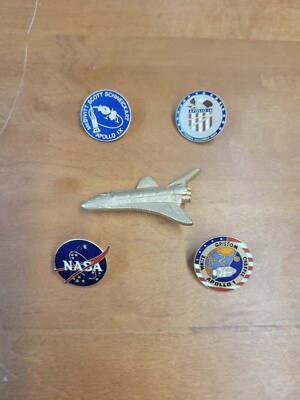 Lot Of 5 Nasa Pins Apollo 1 Apollo 9 Apollo 16 Spacecraft | eBay