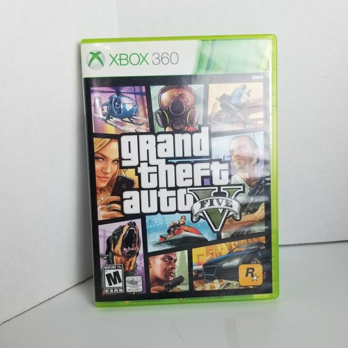 Grand Theft Auto V Five (Xbox 360, 2013) 2 Discs Rockstar Rated M Video ...