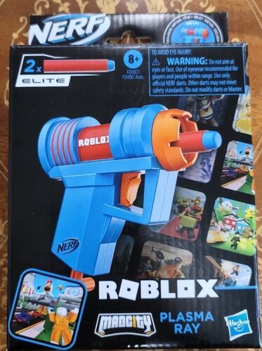 Nerf Roblox Mad City Plasma Ray Dart Blaster 2 Darts Code To Unlock ...