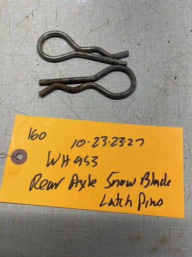 Wheel Horse 953 1054 Tractor Rear Axle Snow Blade Latch Lever Stop Pins ...
