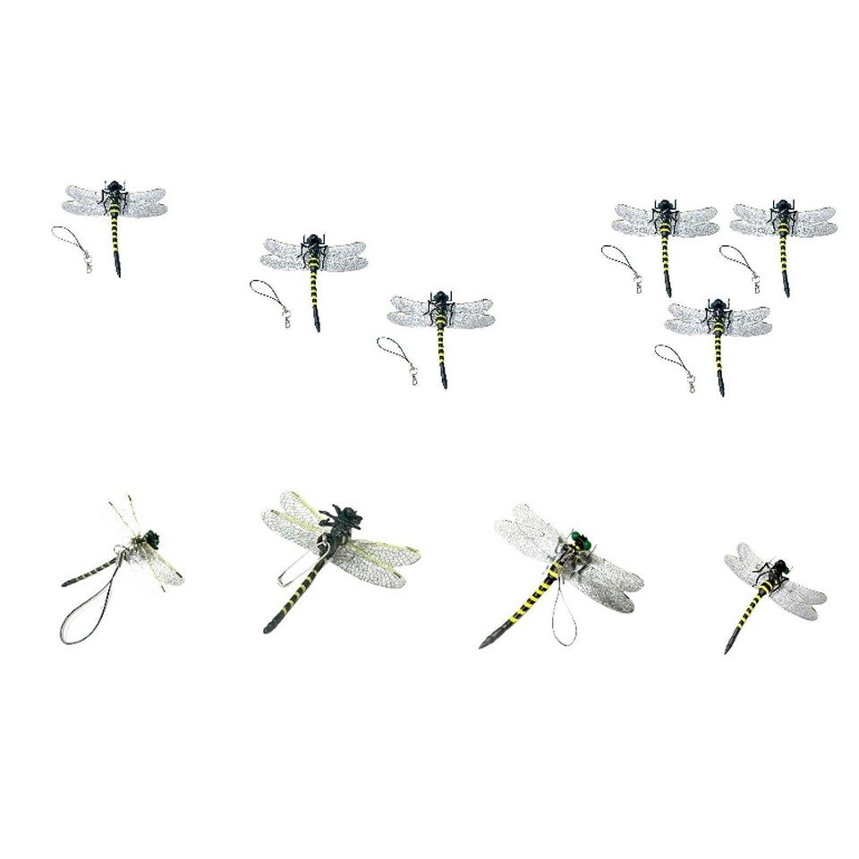 Simulation Dragonfly Model Vivid Dragonfly Ornament for Desktop Bonsai ...