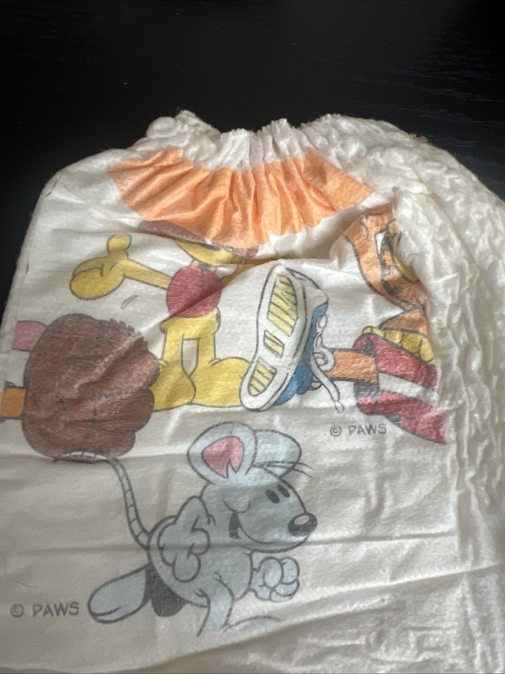 Vintage Garfield Pull Up Diaper Paws Movie Prop | eBay