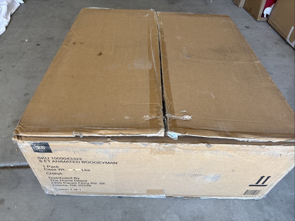 8 Ft. ANIMATED BOOGEYMAN Halloween Animatronic Holiday Prop, NIB | eBay