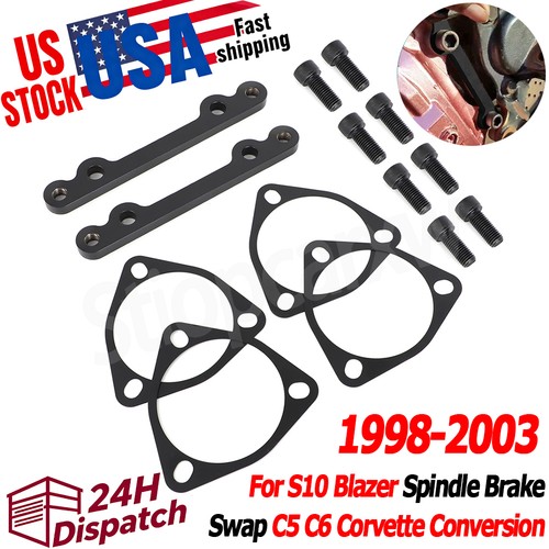 For 82-03 2WD S10 Sonoma,S10 Blazer Spindle Brake Swap C5 C6 Corvette ...