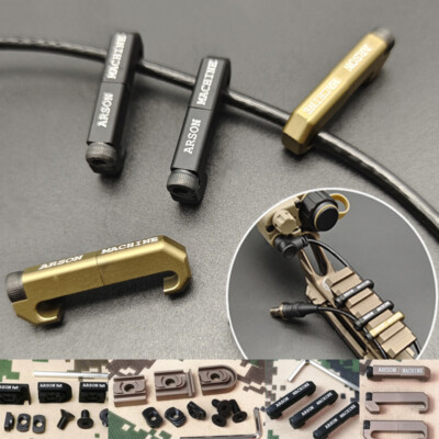 (3 pcs) Picatinny Wire Guide Cable Management System For M-LOK Rail | eBay