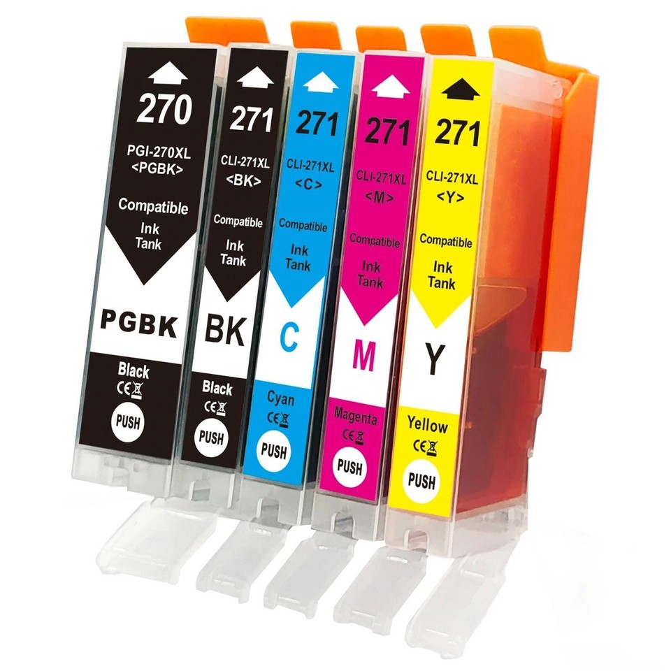 PG-275XL CL-276XL Ink Cartridge Pack for Canon Pixma TR4722 TR4700 ...