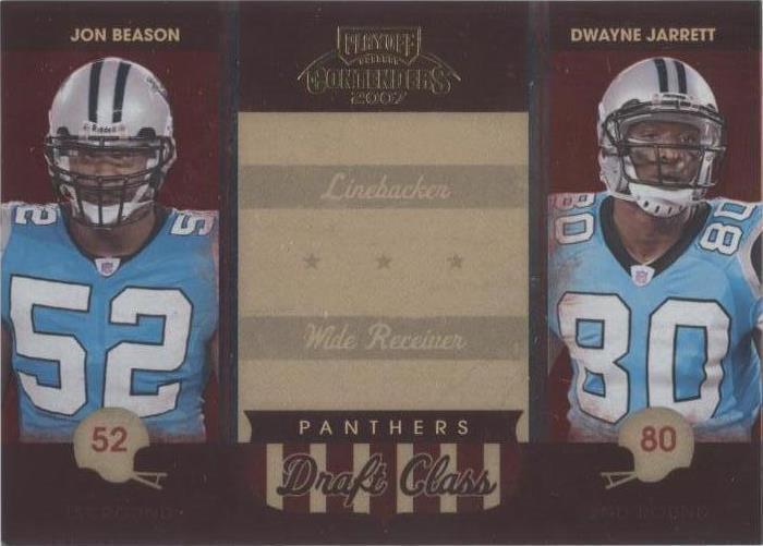 2007 Playoff Contenders - Draft Class Dwayne Jarrett, Jon Beason #DC-6 /1000 (RC) for sale ...