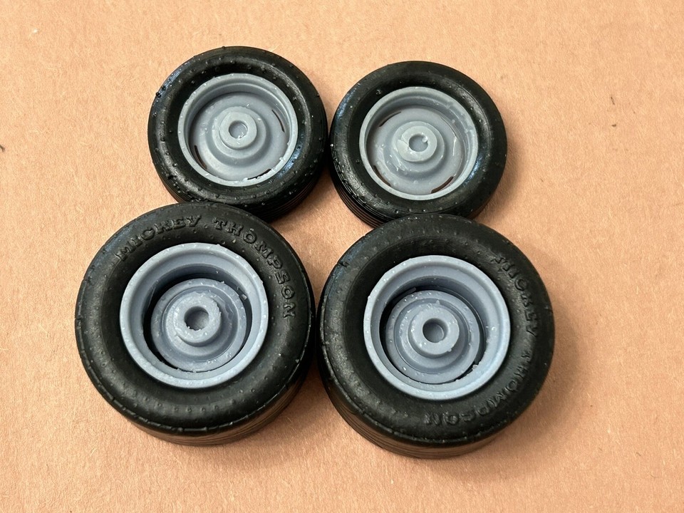 1/24 Scale:17/15-inch “Steelie” Wheels W/Drag Slicks | eBay