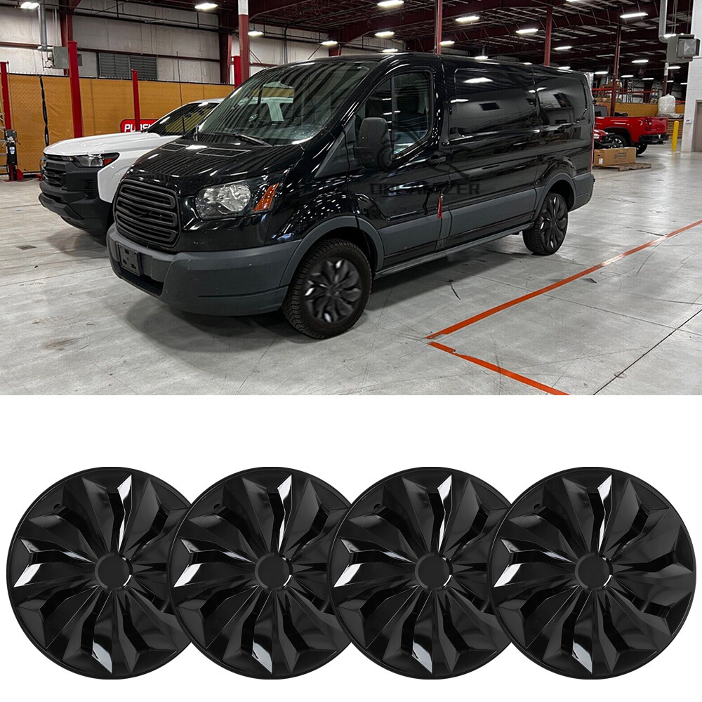 For Ford Transit 150 250 350 Cargo Wagon Van 16" Wheel Covers Full Rim ...