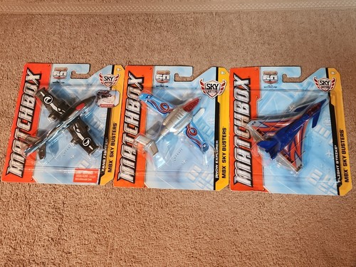 MATCHBOX MBX SKY BUSTERS SET OF 3 FANG FIGHTER-SNOW EXPLORER-FLIGHT ...