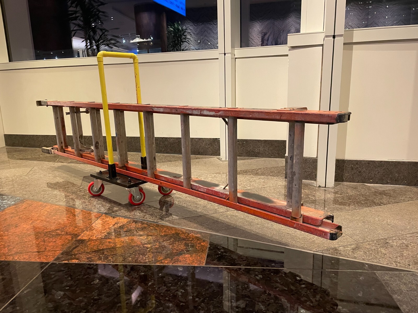 SLIDE n GLIDE Ladder Dolly / Ladder Cart / Mover / Carrier / Ladder ...