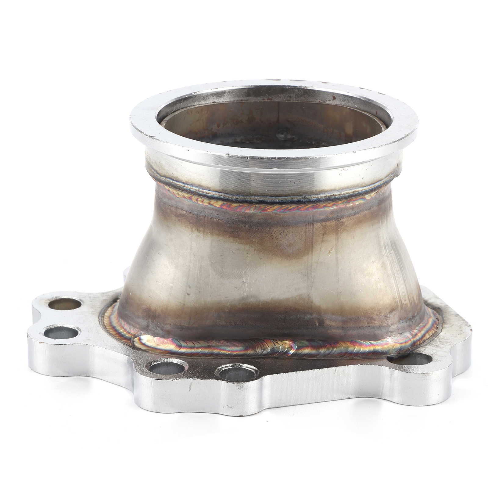 Hot Turbo Adapter Flange 8 Bolts To 3in V-Band Turbo Outlet Downpipe ...
