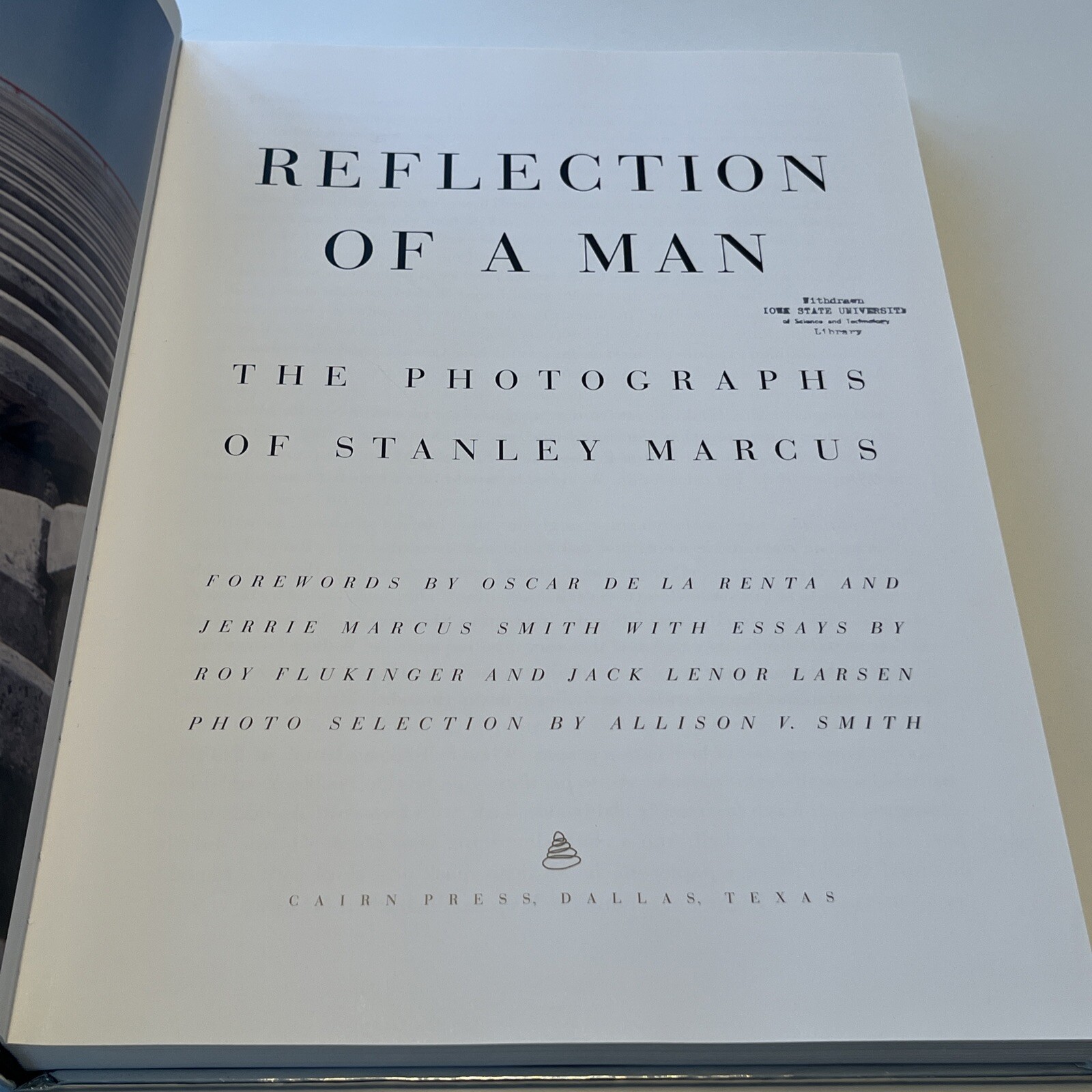 Reflection of a Man : The Photographs of Stanley Marcus by Jerrie ...