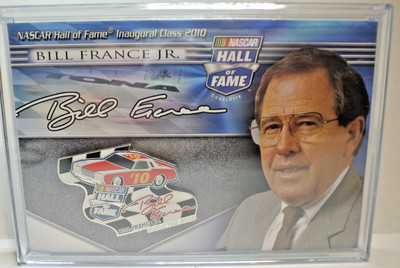Hamilton Collection 2010 Bill France Jr. Hall of Fame Pin & Card in ...