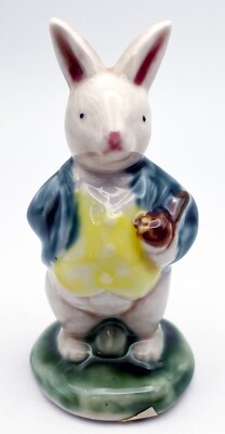 VTG Beatrix Potter Ceramic Peter Rabbit Figurine Glazed 3.25 ...