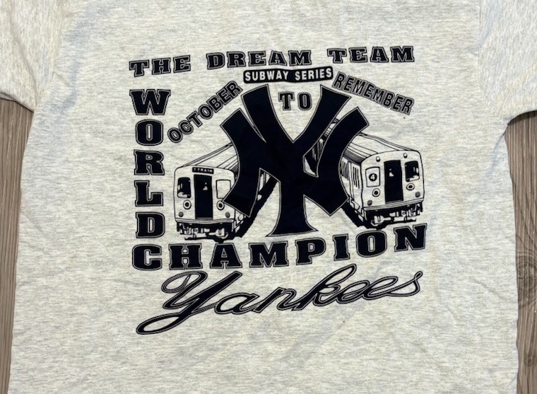 Vintage 2000 Subway Series New York Mets Yankees Subway Trains T-Shirt ...
