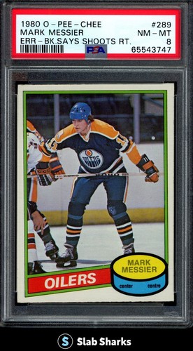 1980 O-PEE-CHEE MARK MESSIER ROOKIE ERROR BACK #289 PSA 8 | eBay