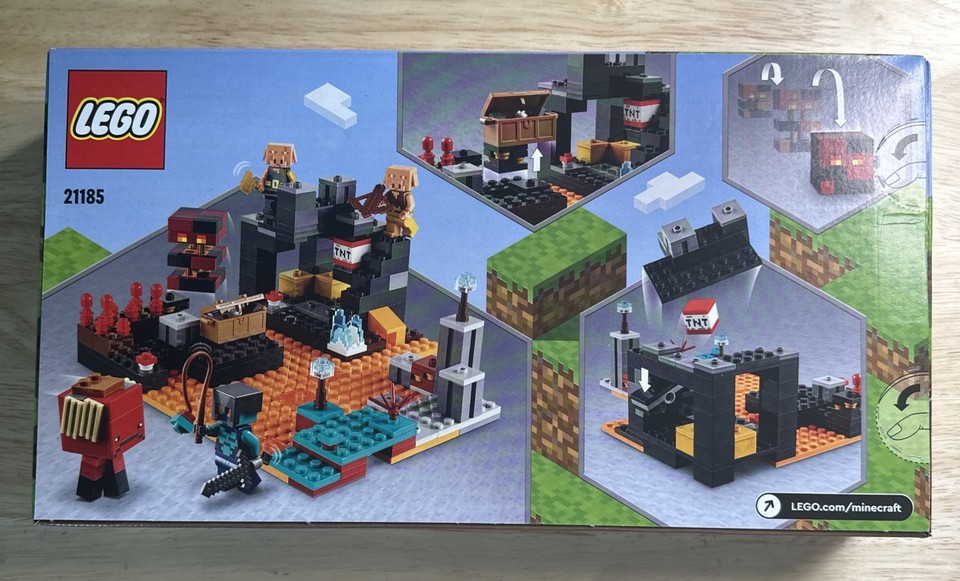 LEGO Minecraft 21185 The Nether Bastion New, Sealed, Retired ...