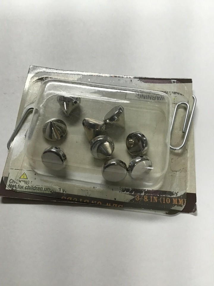 Assorted bundle sew on spike studs goldtone/silvertone destash | eBay