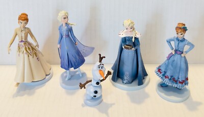 Disney Frozen Figures Set Elsa Anna & Olaf Lot of 5 | eBay