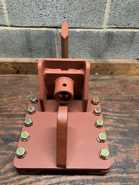 Log Splitter Slide Wedge Push Plate hydraulic cylinder Mount 8" beam ...