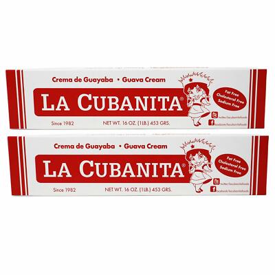 LA CUBANITA Crema de Guayaba 2 Pack Guava Cream dulce postre cubano ...