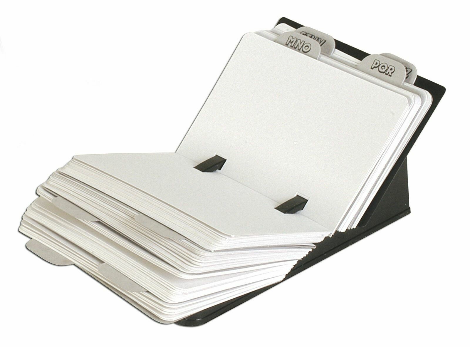 Card index filing system with 150 x A7 blank cards and index address ...