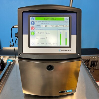 Videojet 1660 Inkjet Printer Coder Coding QR, Lot, Exp date - Working ...