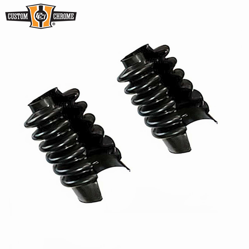 EAZY-ON 39MM Rubber Front Fork Gaiter Gator Boot Covers Fit For Harley ...