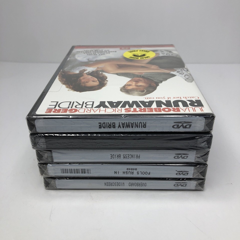 Lot of 6 Romance Comedy DVD Movies New Sealed Runaway Bride, Overboard ...