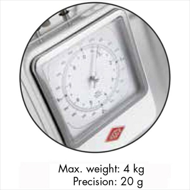 Wesco Cooking scale analog type mint 13x15x27cm kitchen scale & clock ...