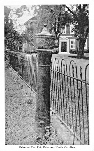 EDENTON NORTH CAROLINA~EDENTON TEA POT~GRAYCRAFT PUBL POSTCARD 1940s | eBay